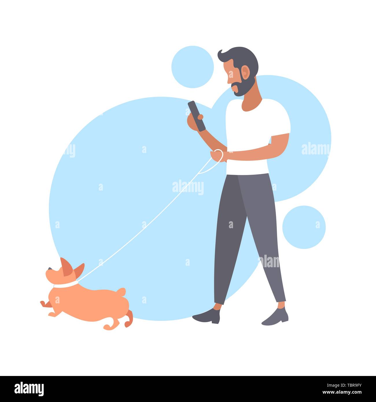 Funny guy having fun Stock Vector Images - Alamy