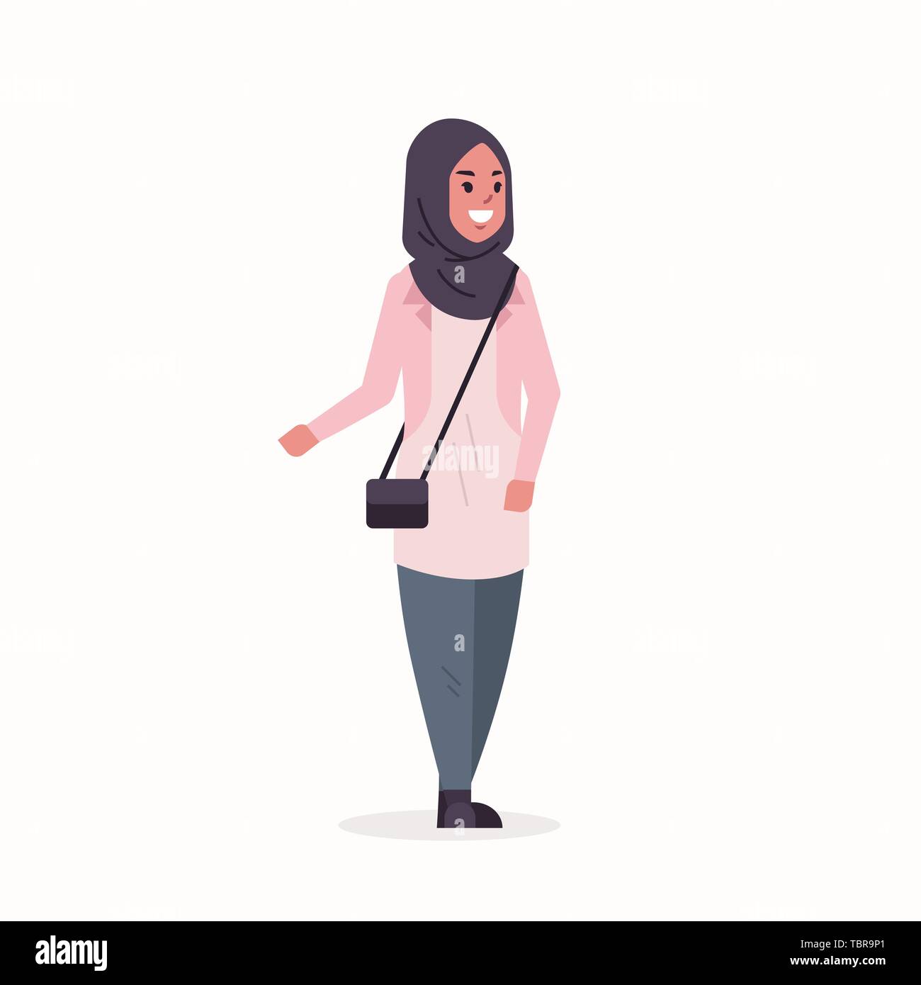 arabic woman in hijab arab girl wearing headscarf traditional clothes ...