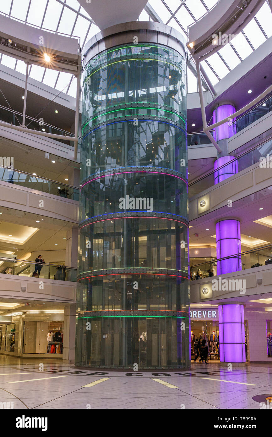 Entrance to the metropolis at metrotown shopping mall hi-res stock ...