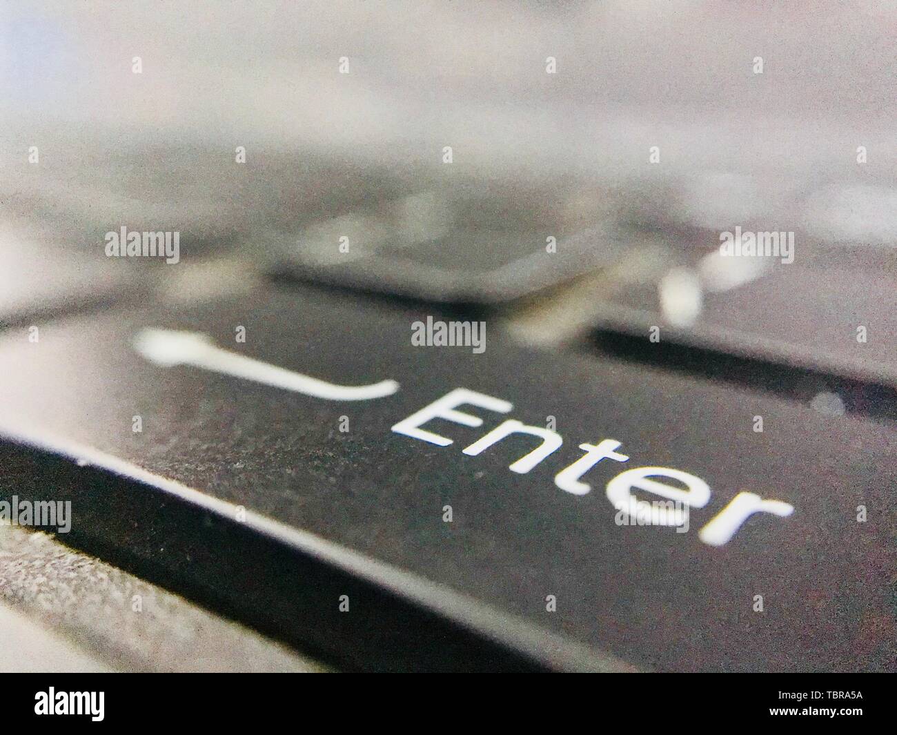 Return key keyboard computer black hi-res stock photography and images ...