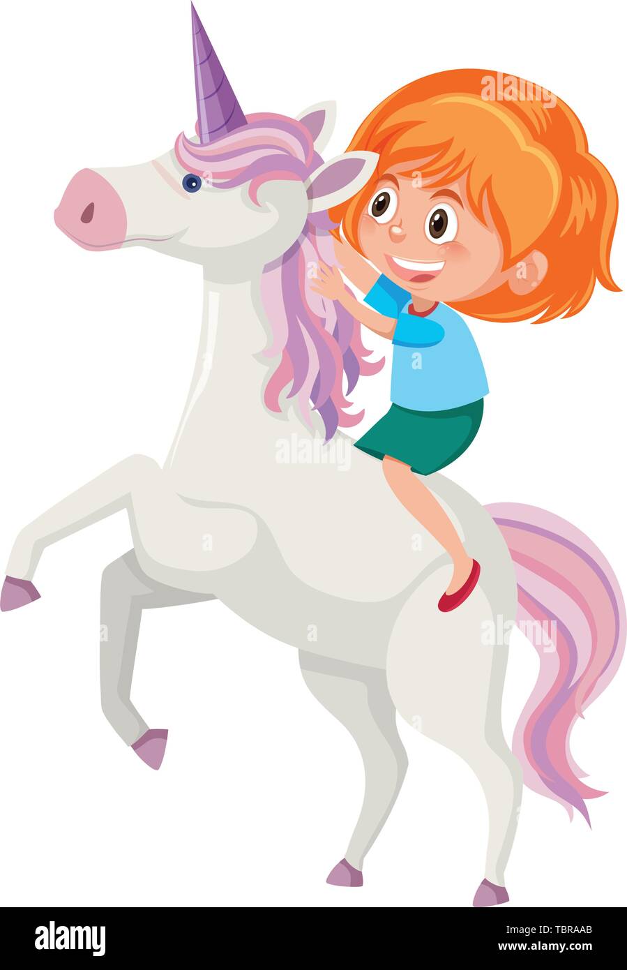 Riding unicorn hi-res stock photography and images - Alamy
