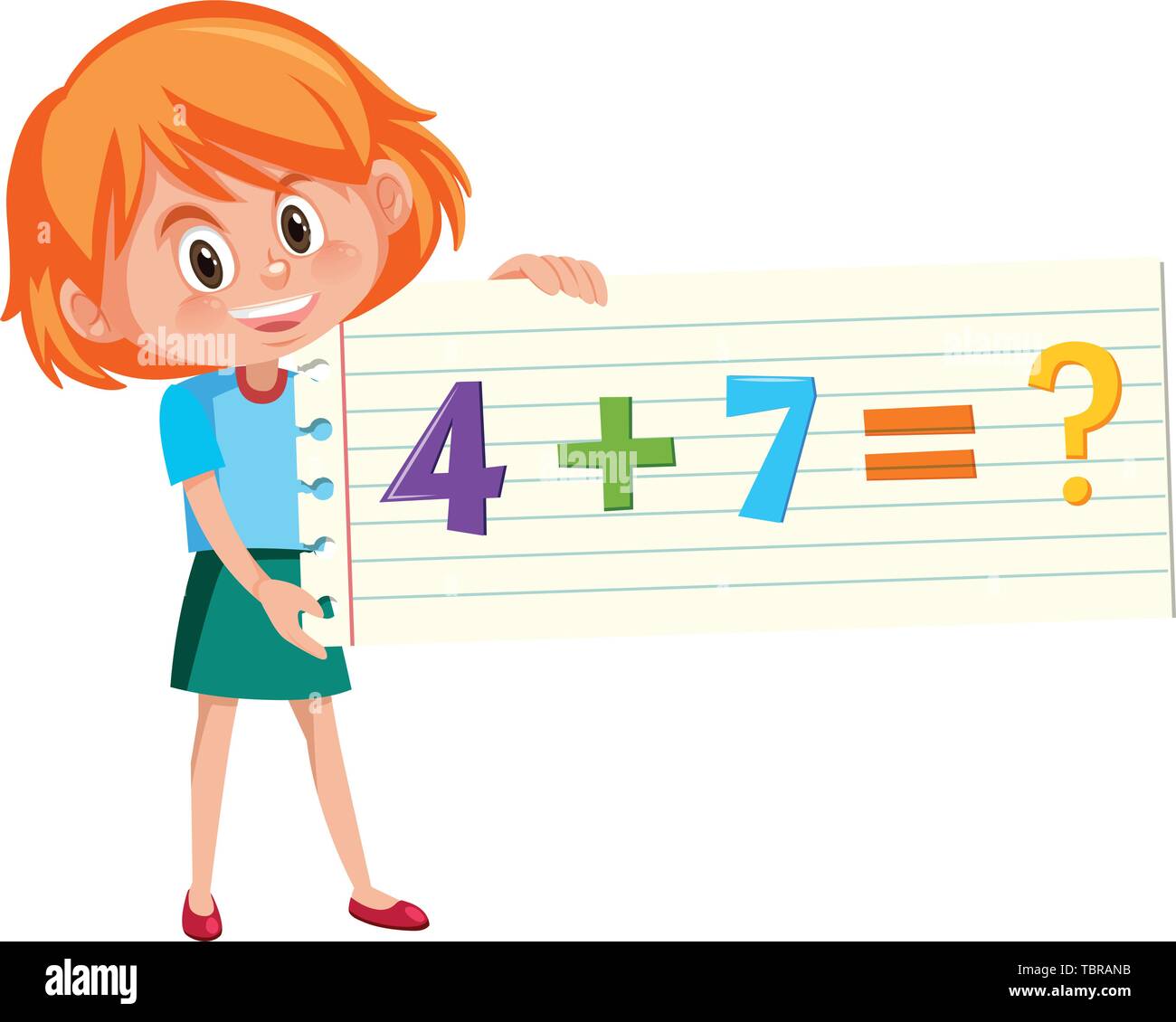 Cartoon math question hi-res stock photography and images - Alamy