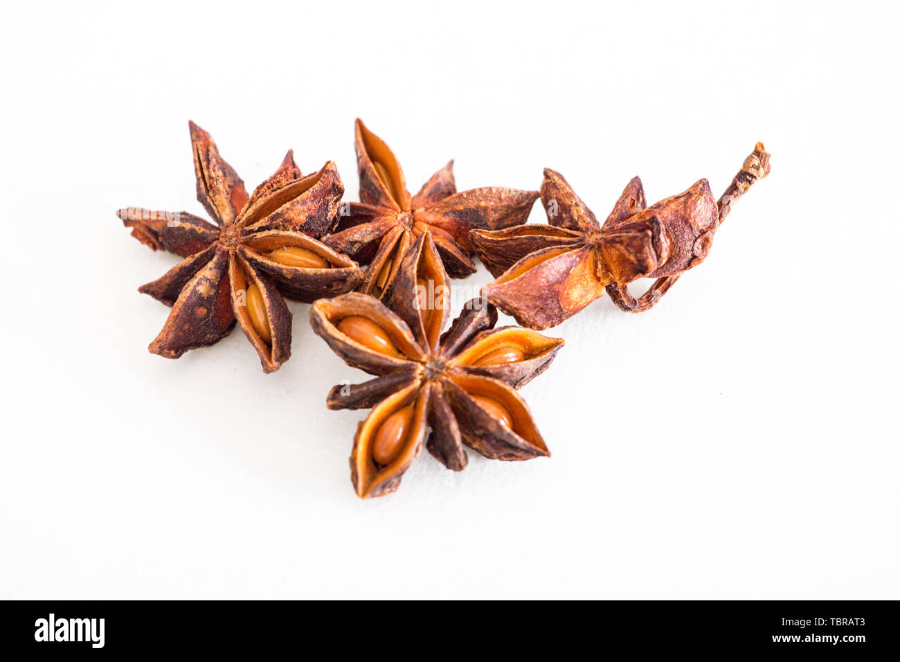 Octagon spice raw materials Stock Photo - Alamy