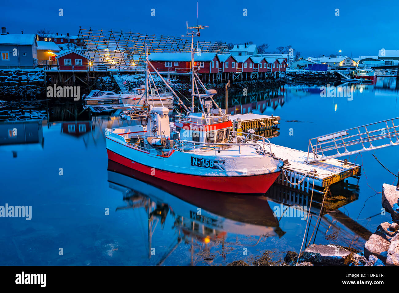 Norway: Winter in Swalwell, Roverton Islands Stock Photo - Alamy