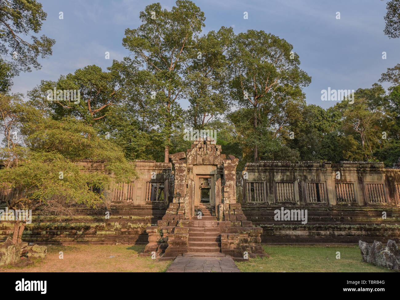 Angkor Wat Angkor's smile Stock Photo - Alamy
