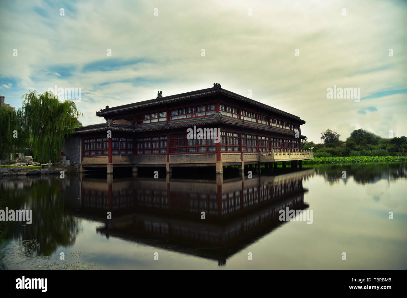Ji Xiang Pavilion, Ningyuan Stock Photo - Alamy