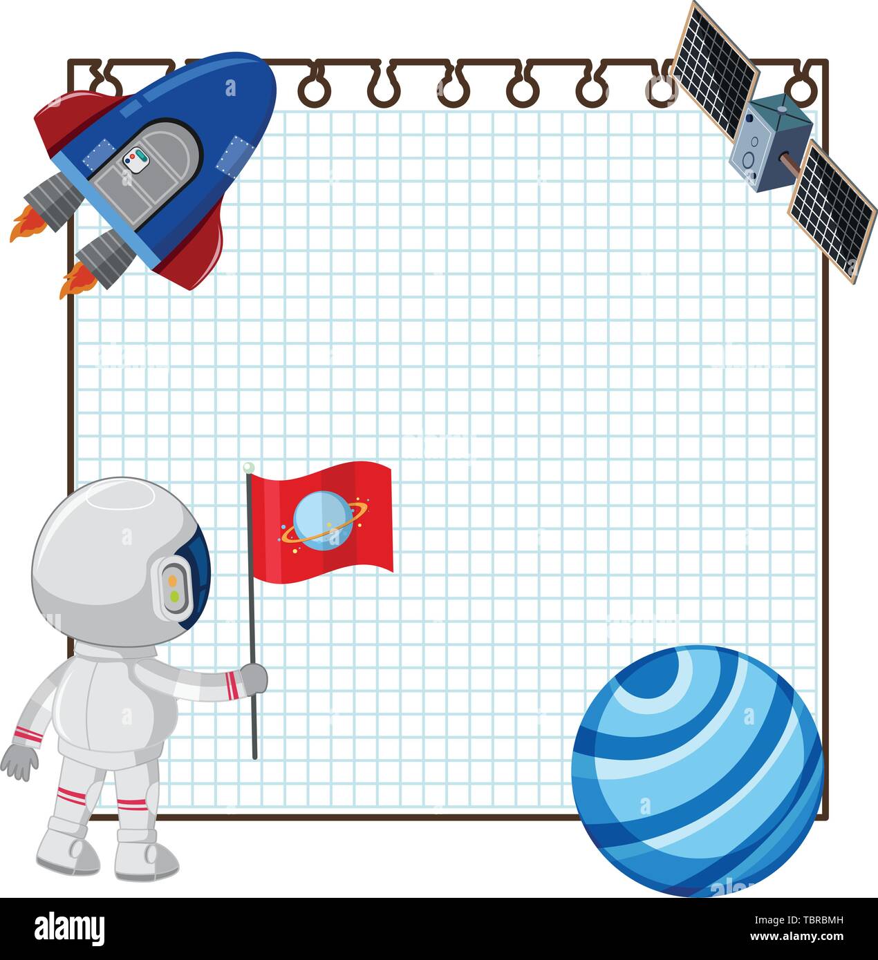 Note template space theme illustration Stock Vector Image & Art - Alamy