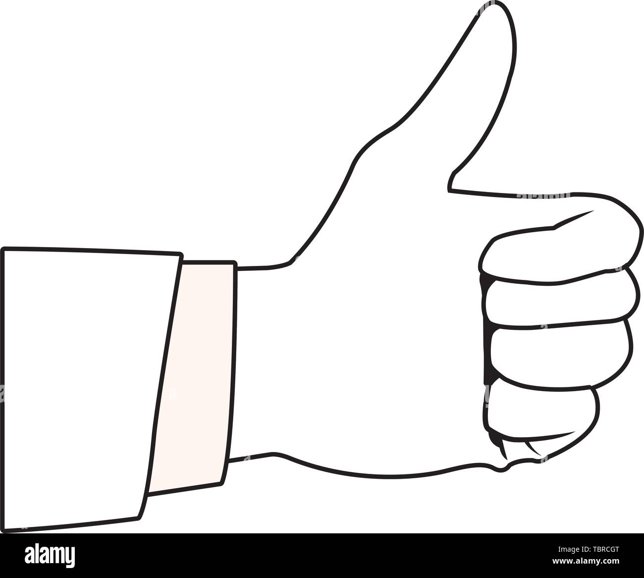 thumb up icon black and white Stock Vector Image & Art - Alamy