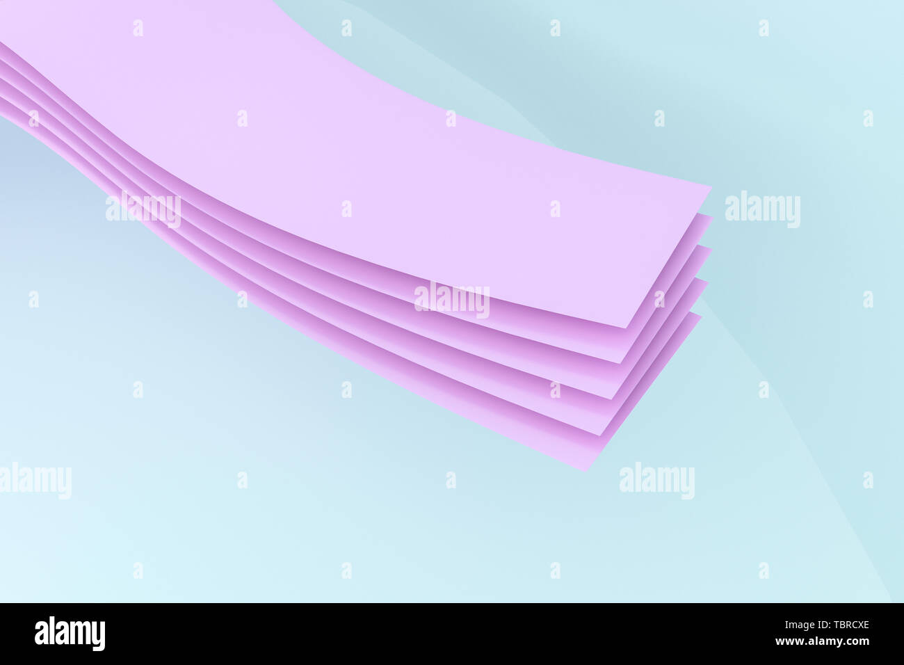 Three-dimensional rendering, pink gradient curved background Stock ...