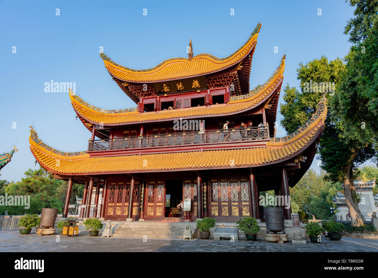 Four famous buildings in Jiangnan, Yueyanglou, Hunan Province Stock ...