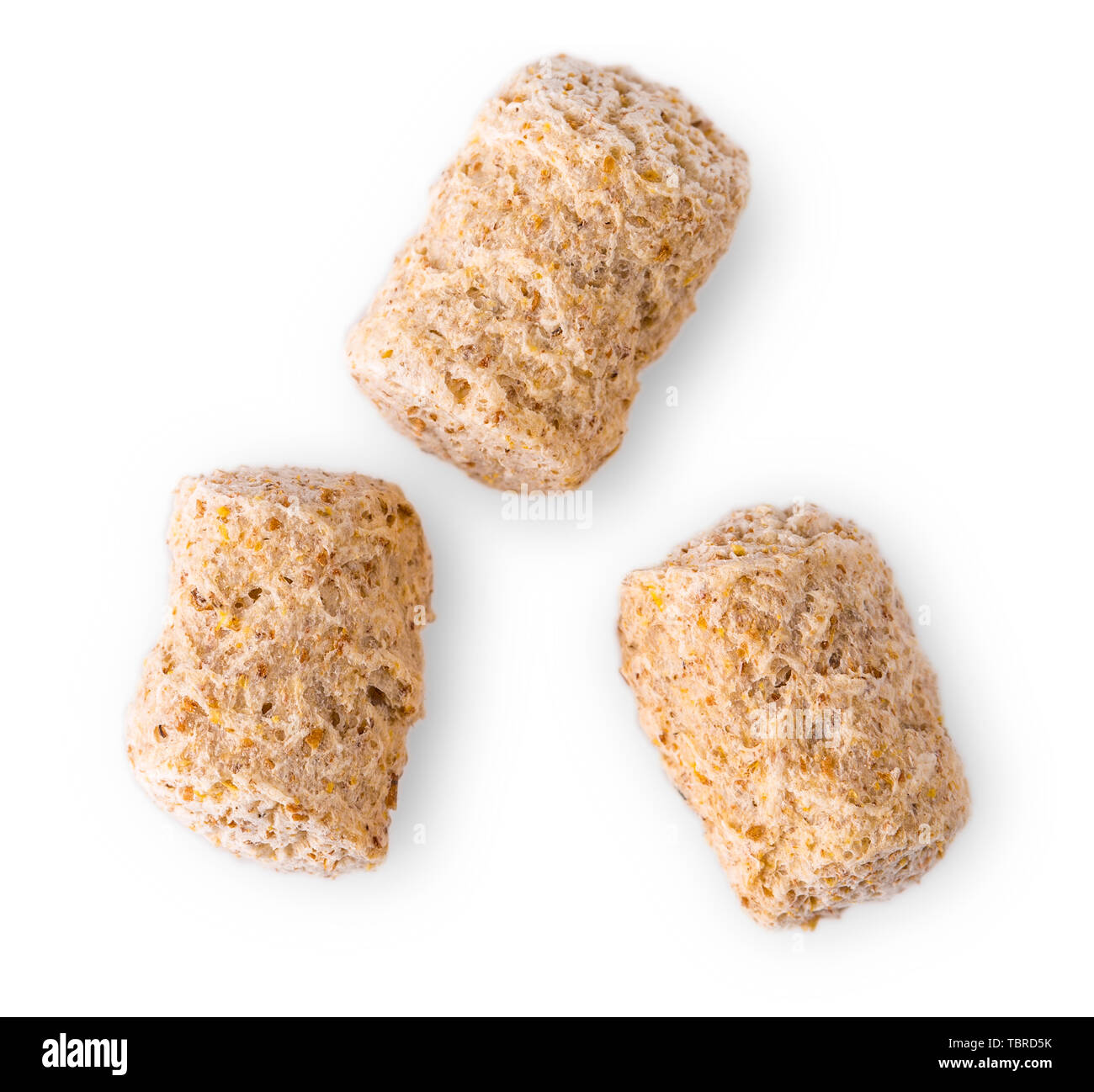 extruded wheat bran pellets isolated on white Stock Photo - Alamy