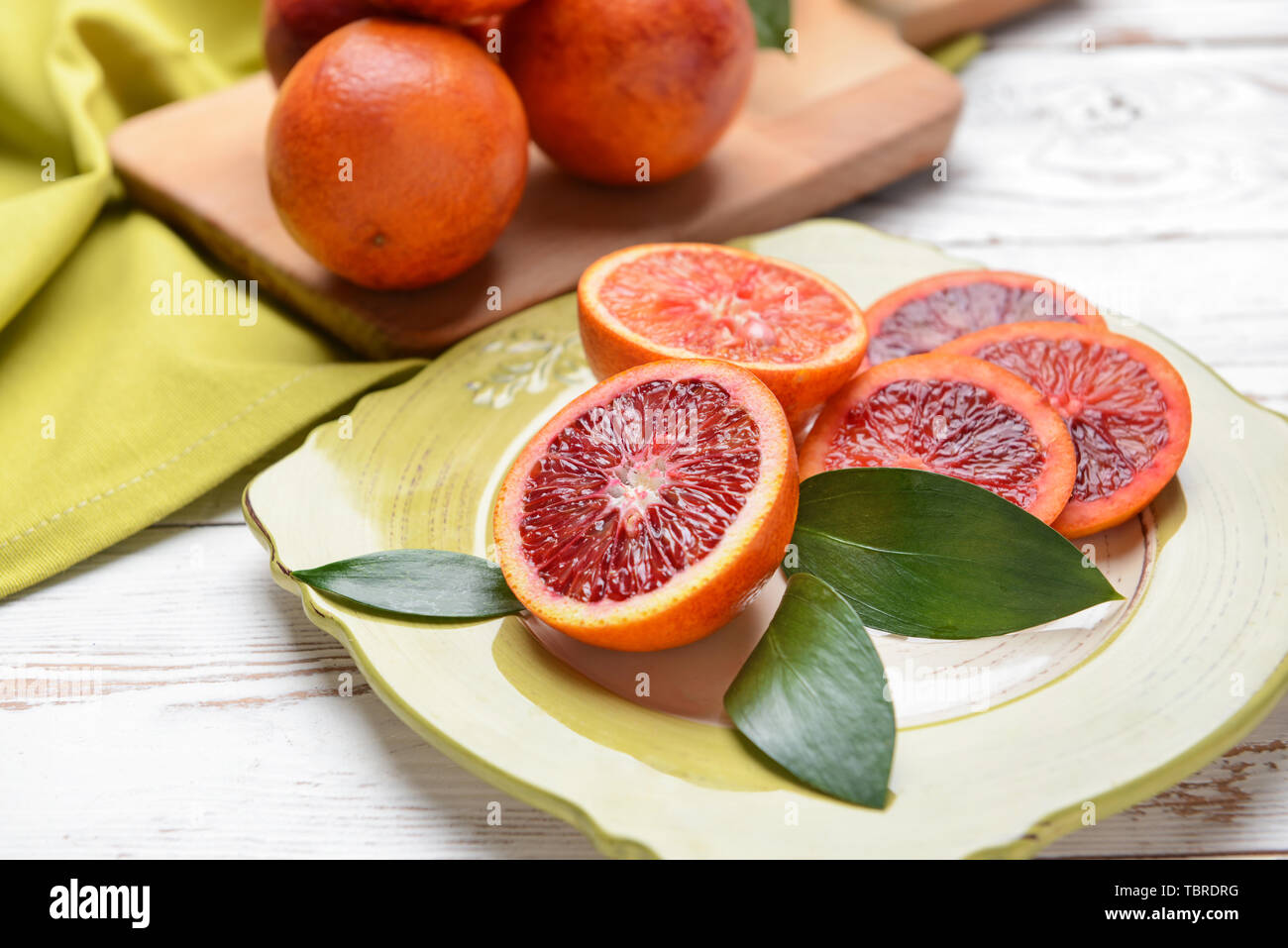 Blood orange slices hi-res stock photography and images - Alamy