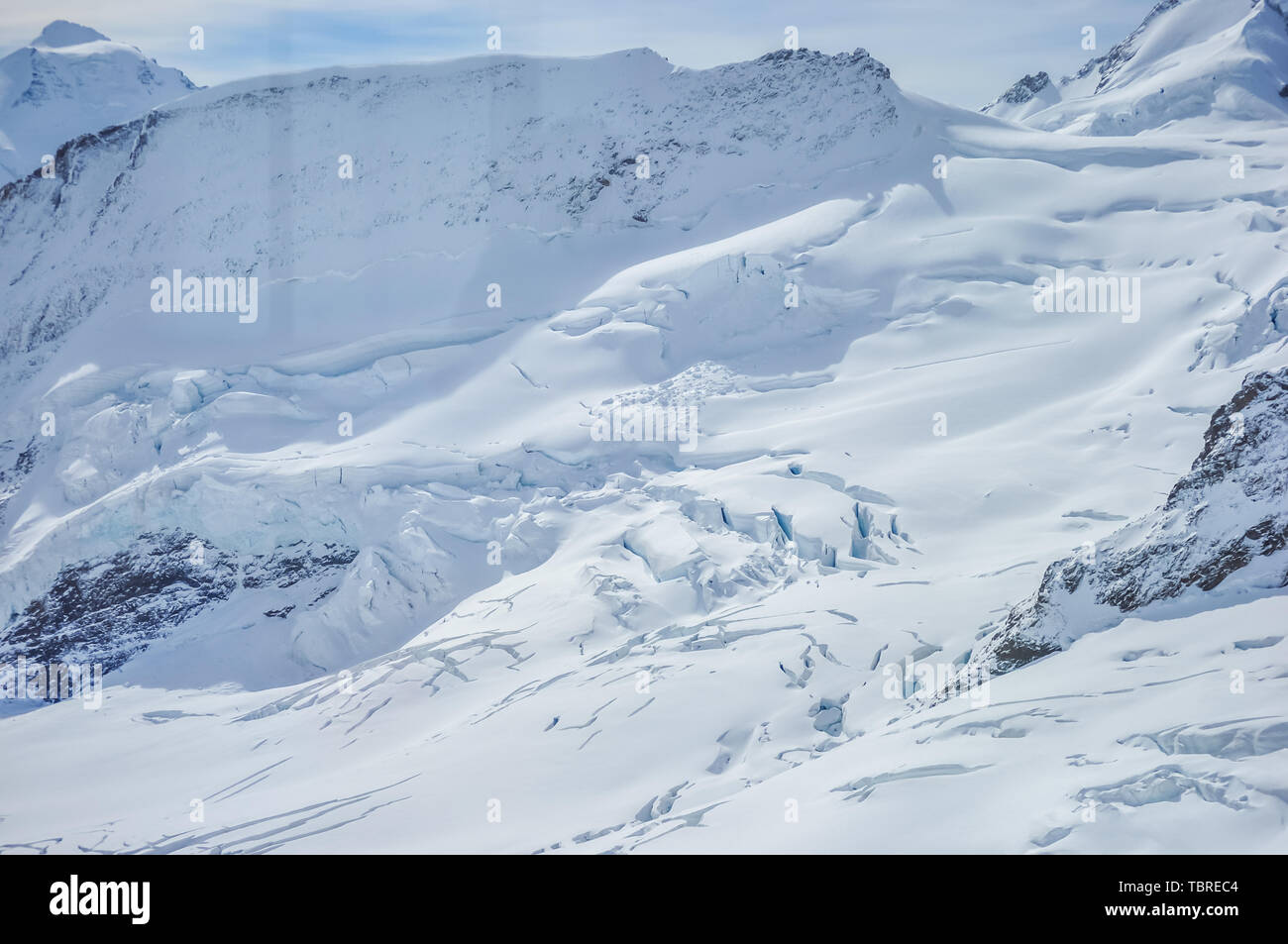Swiss Interlaken Jungfrau Snow Mountain Scenery Stock Photo - Alamy
