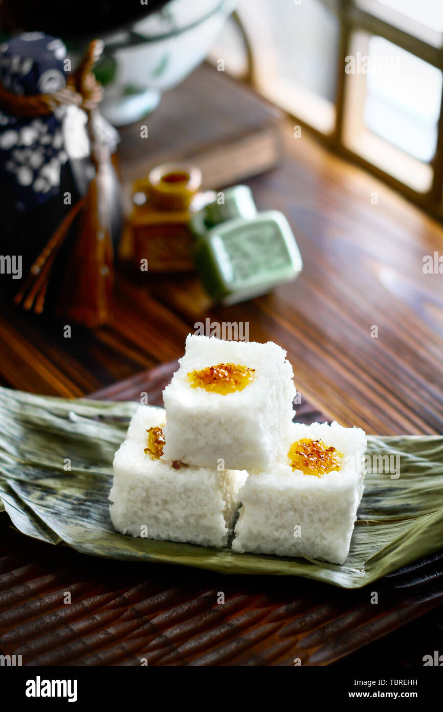 Osmanthus rice cake Stock Photo - Alamy
