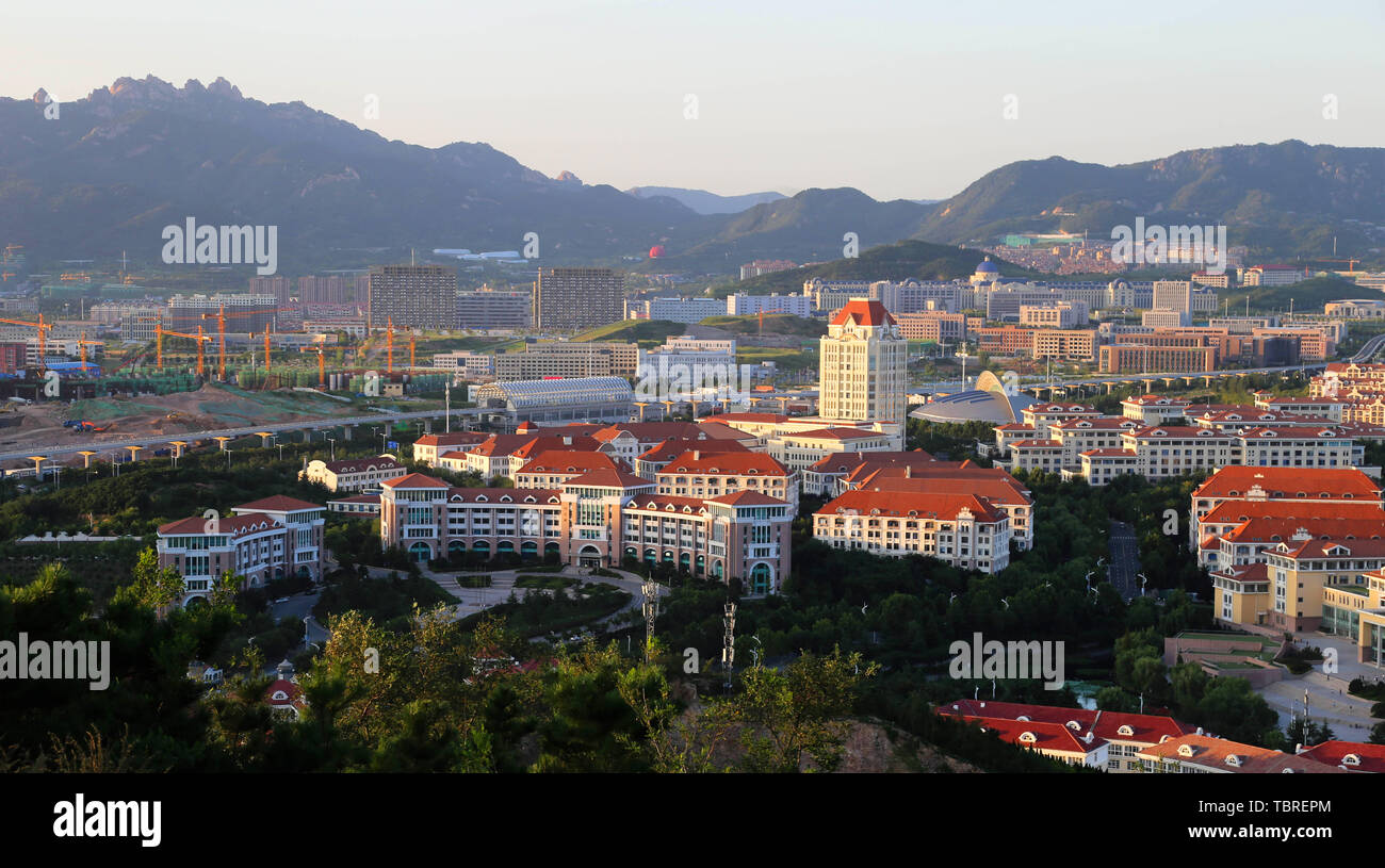 Sky, high-rise building, houses, roads, modern times Stock Photo - Alamy