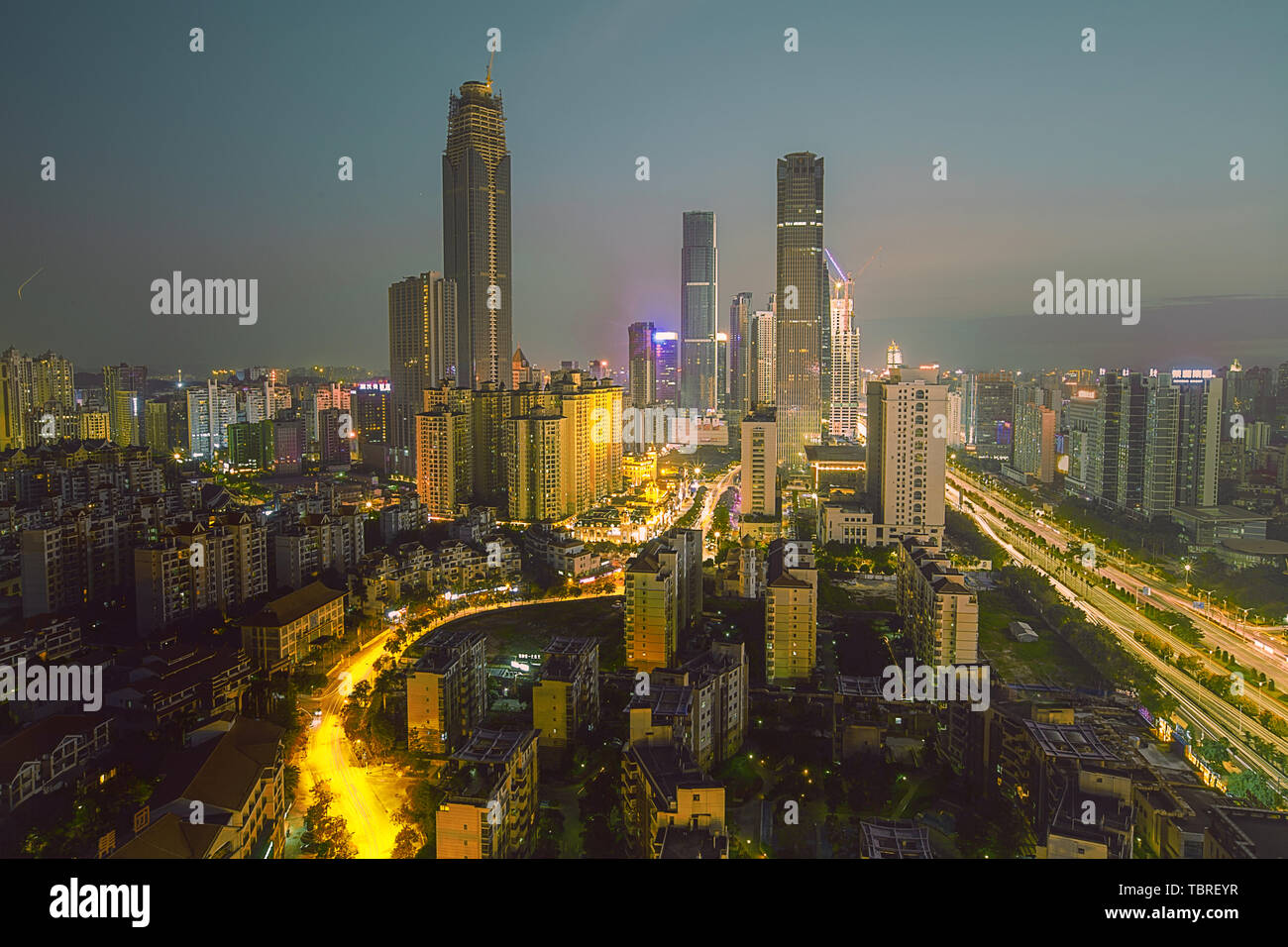 Nanning skyline hi-res stock photography and images - Alamy