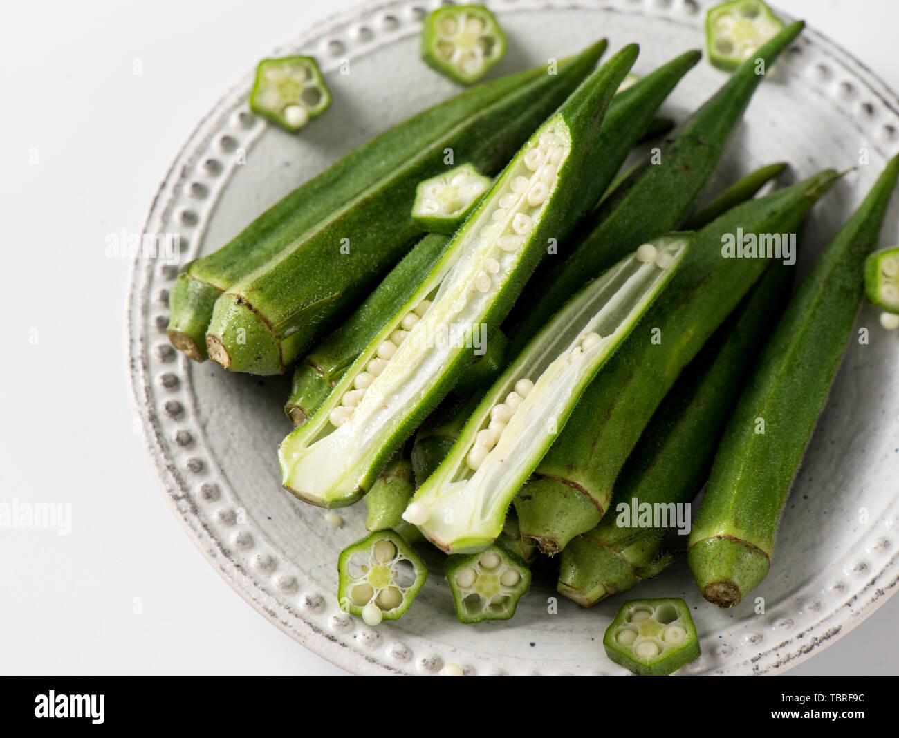 Okra fruits hi-res stock photography and images - Alamy