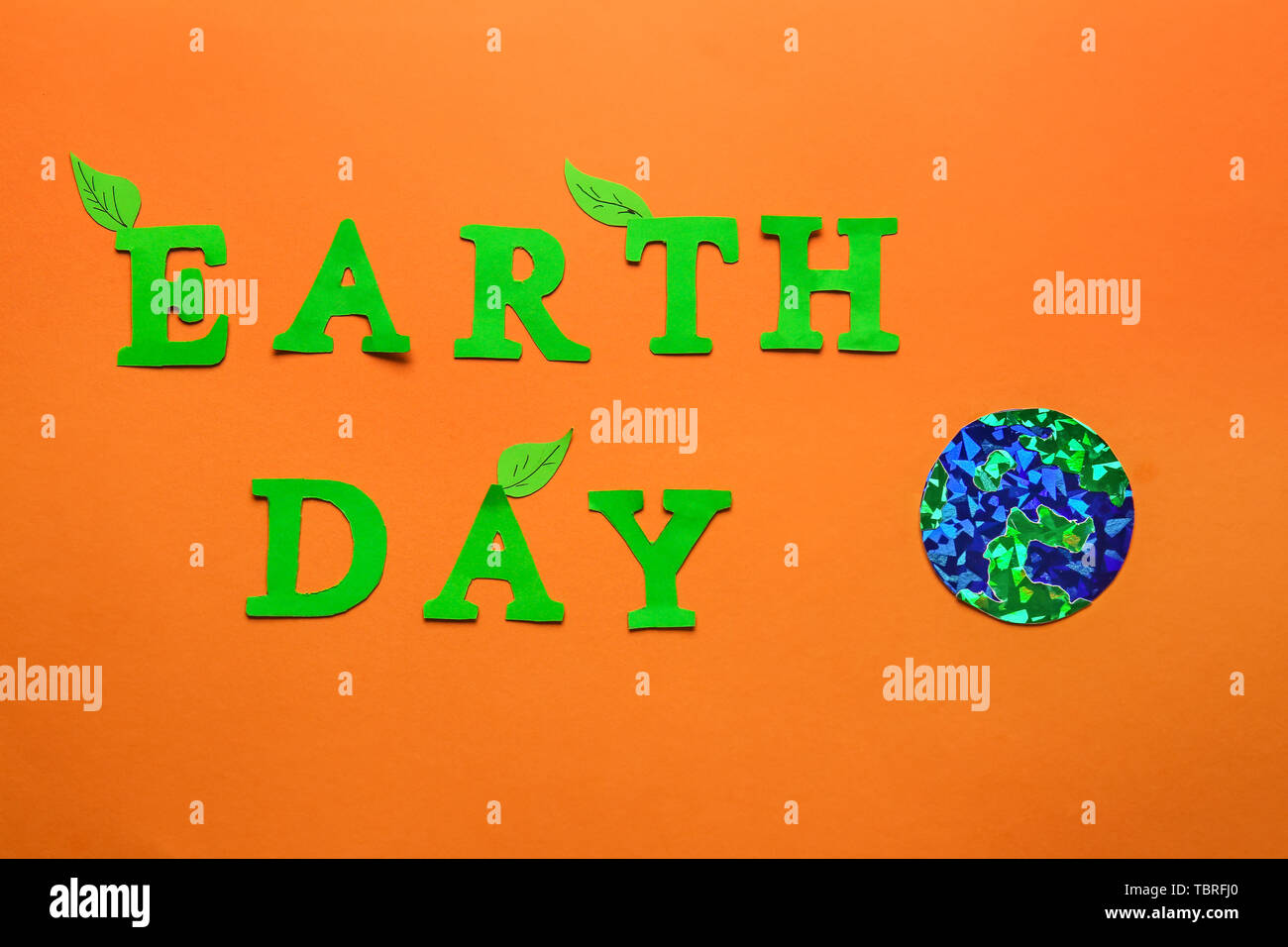 Paper planet earth words hi-res stock photography and images - Alamy