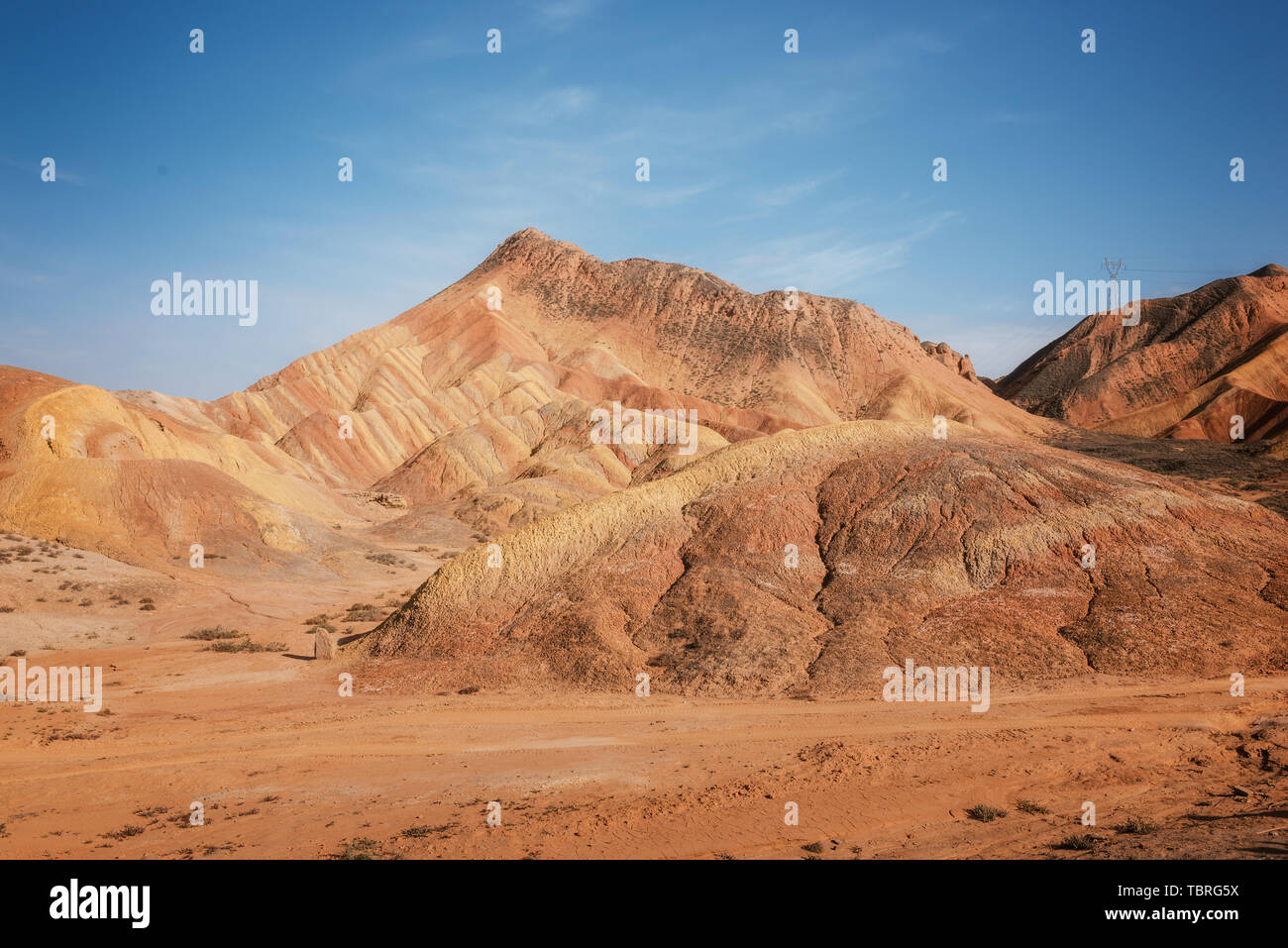 Desert No Man Landscape, Tourism, Dry Mountain, Sky, Outdoor Wasteland ...