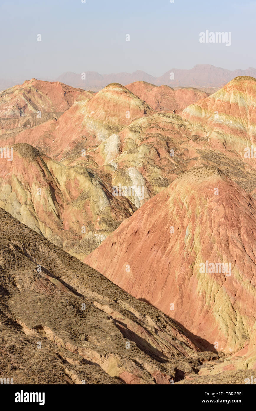 Danxia Landform of Loess Plateau Stock Photo - Alamy