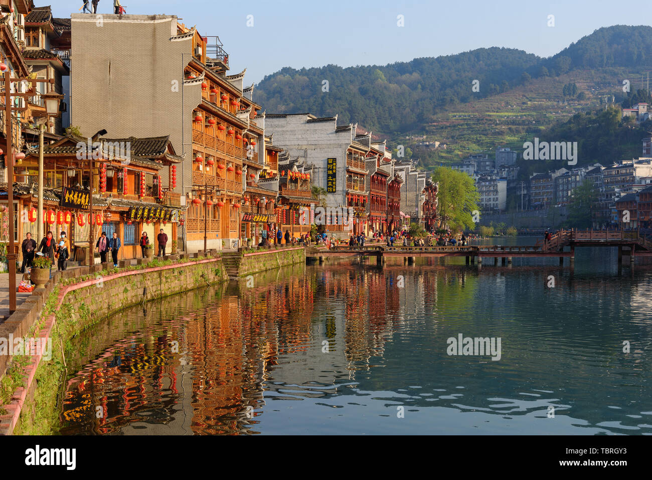 Scenery of the ancient town of Phoenix in western Hunan Stock Photo - Alamy