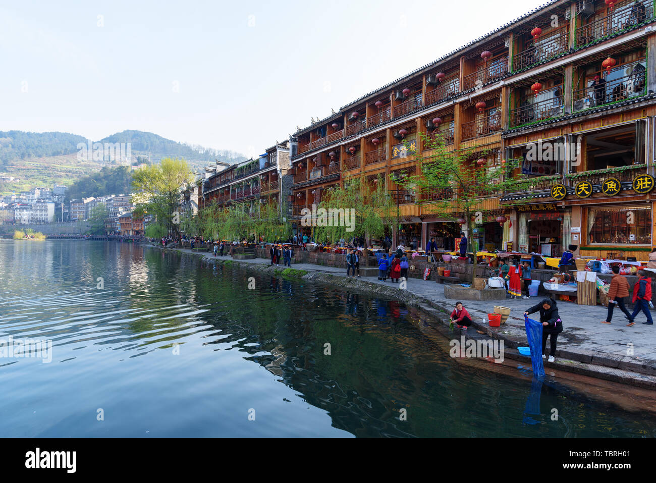 Scenery of the ancient town of Phoenix in western Hunan Stock Photo - Alamy