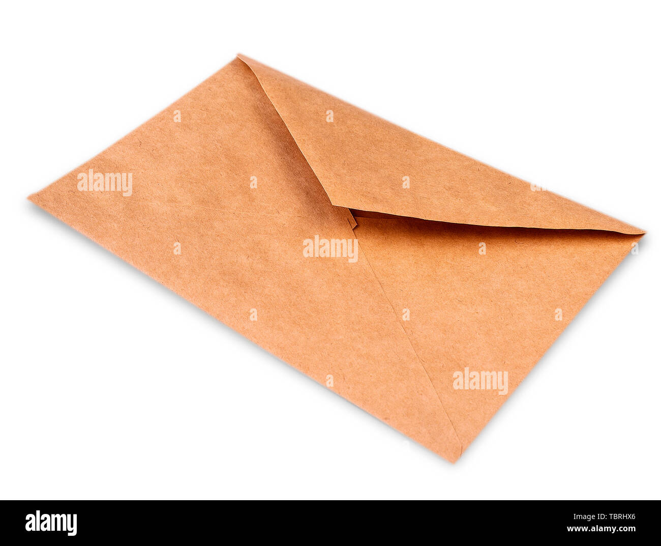 Paper envelope on a white background Stock Photo - Alamy