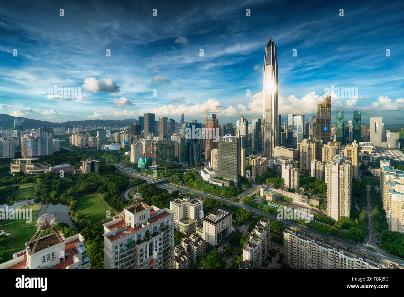 Photographed in Futian District, Shenzhen City, Guangdong Province ...