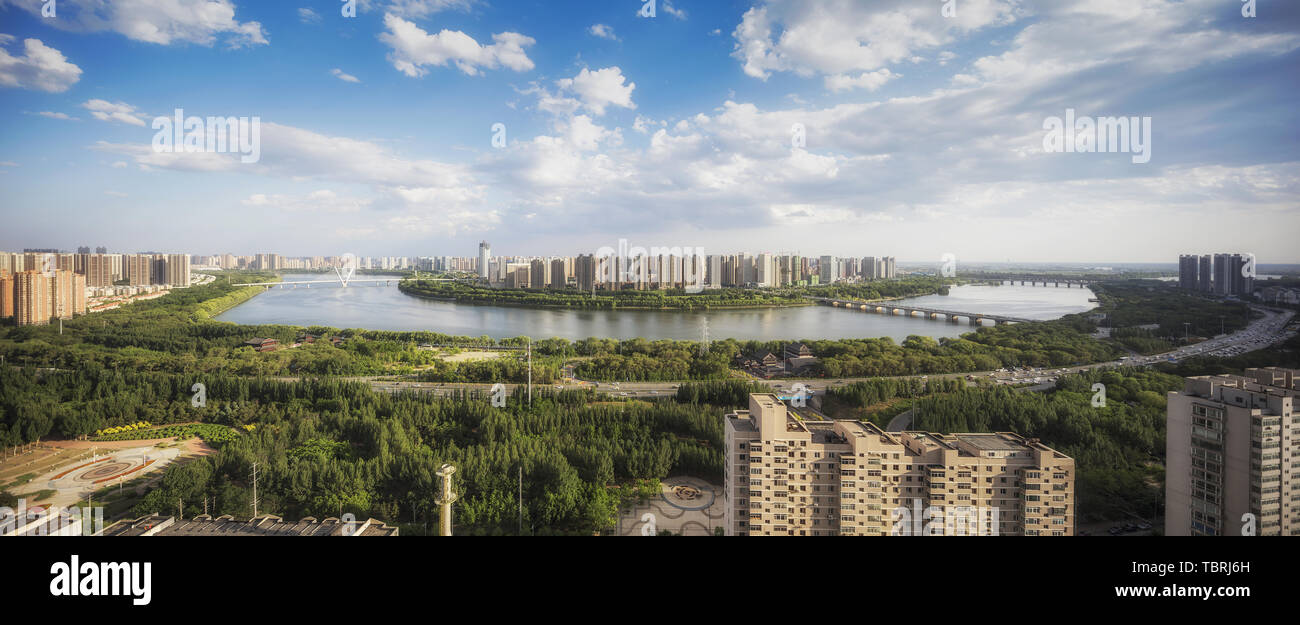 Hun River and Changbai Island, Shenyang Stock Photo - Alamy