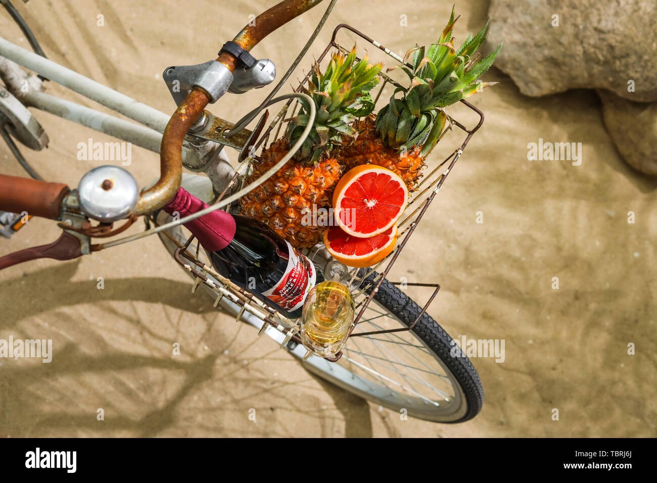 Summer pastime no one has the beach hi-res stock photography and images ...