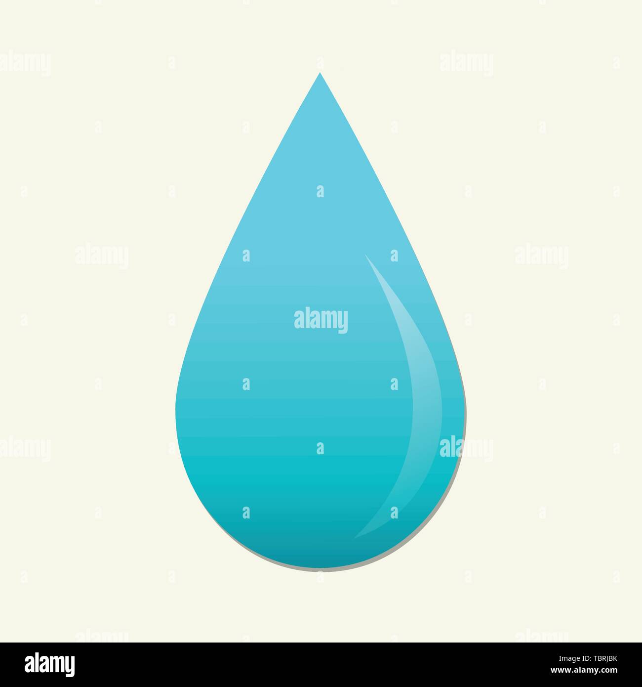 blue water drop vector symbol illustration Stock Vector Image & Art - Alamy