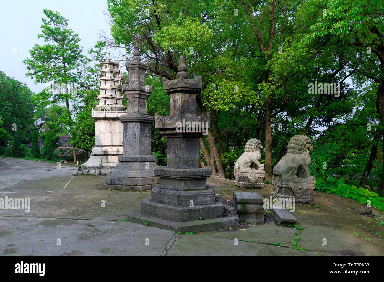 Ancient Architecture of Dongta Park Temple, Shuangqing District ...
