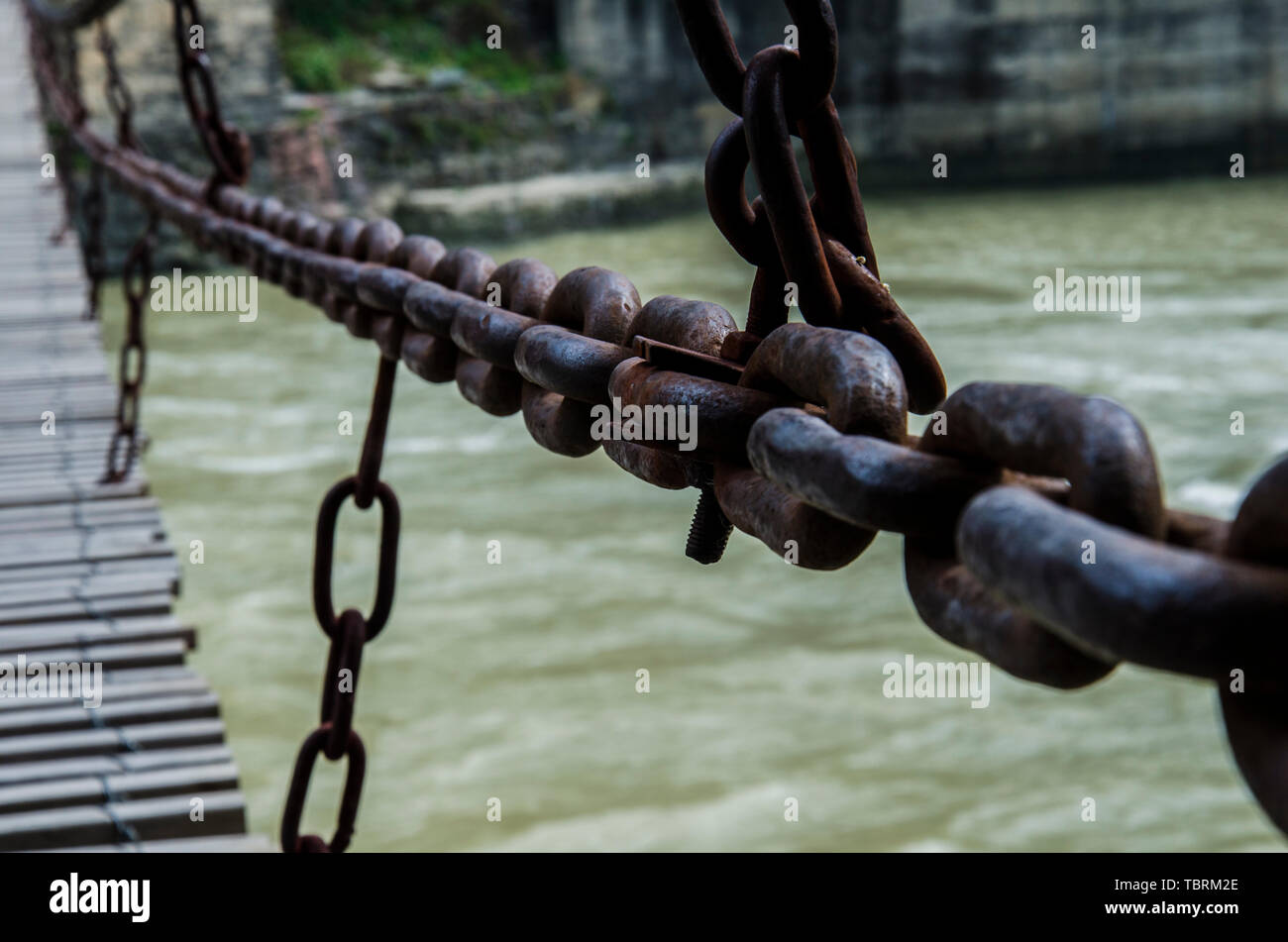 Luding bridge hi-res stock photography and images - Alamy