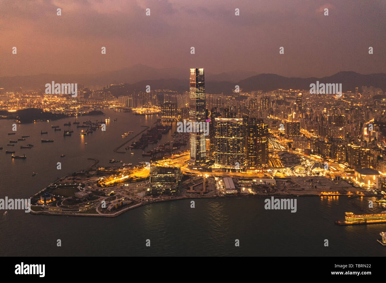 Hong Kong City Scenery Stock Photo - Alamy
