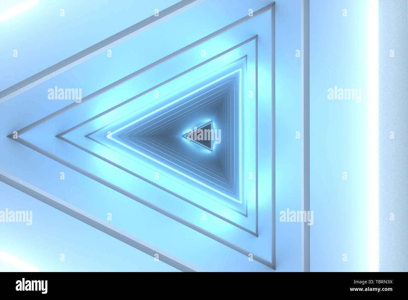 3D rendering,triangle emission channel Stock Photo - Alamy