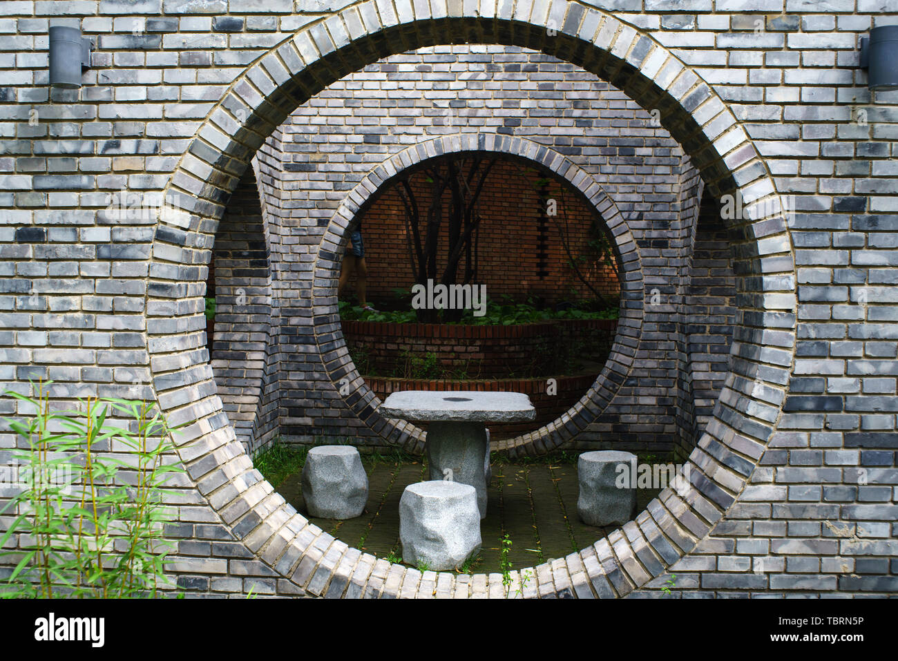 Beijing Red Brick Art Gallery Stock Photo - Alamy