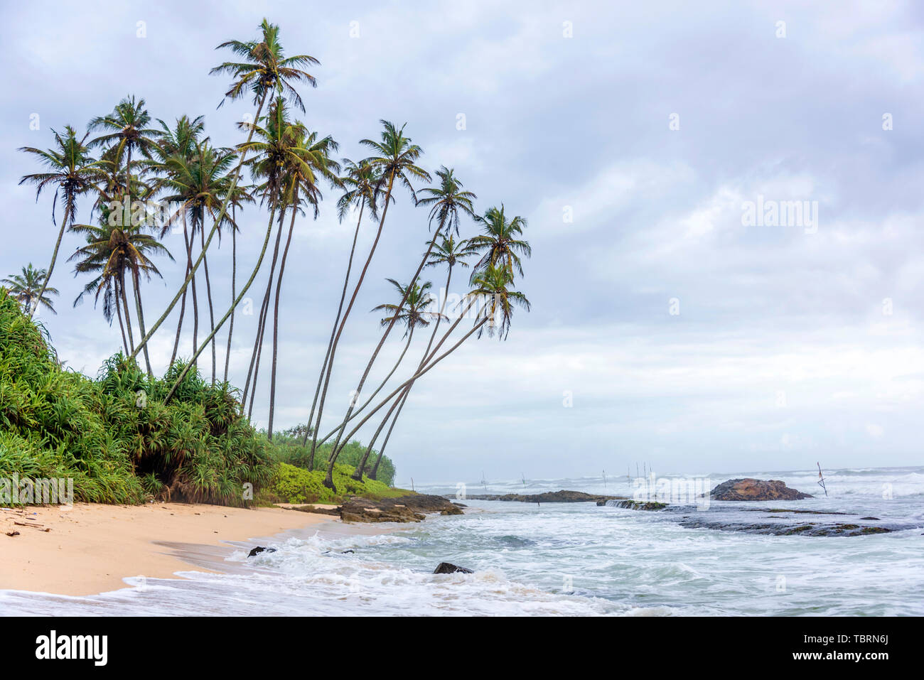 Southern beaches in Sri Lanka Stock Photo - Alamy