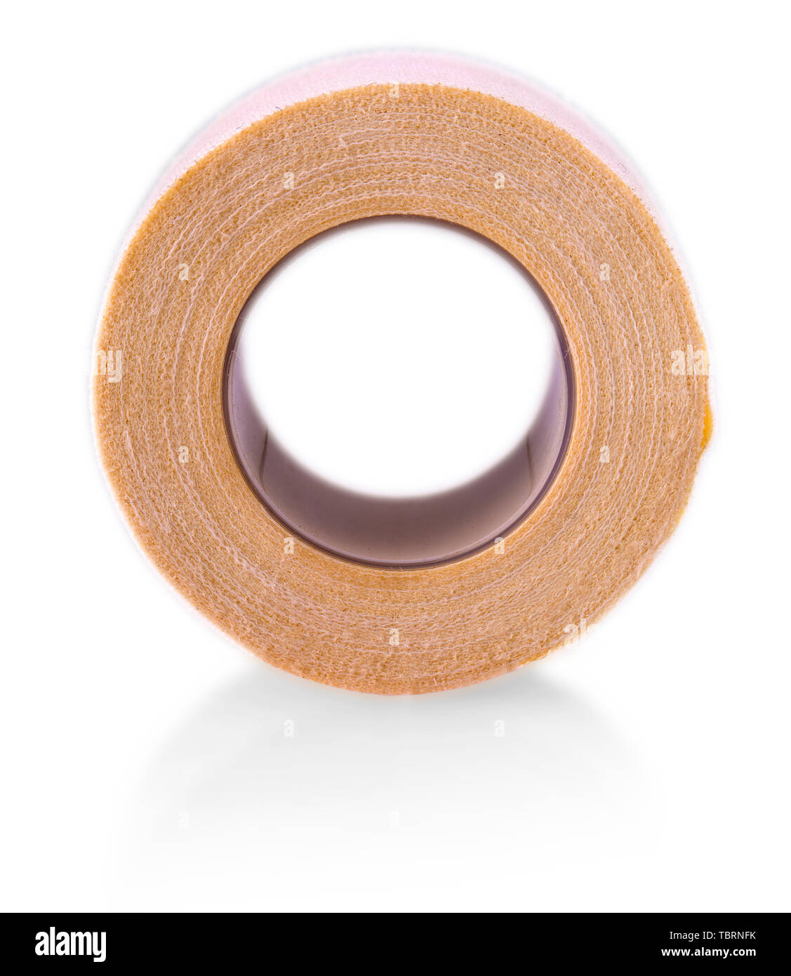 Roll of medical sticking plaster isolated on white Stock Photo - Alamy