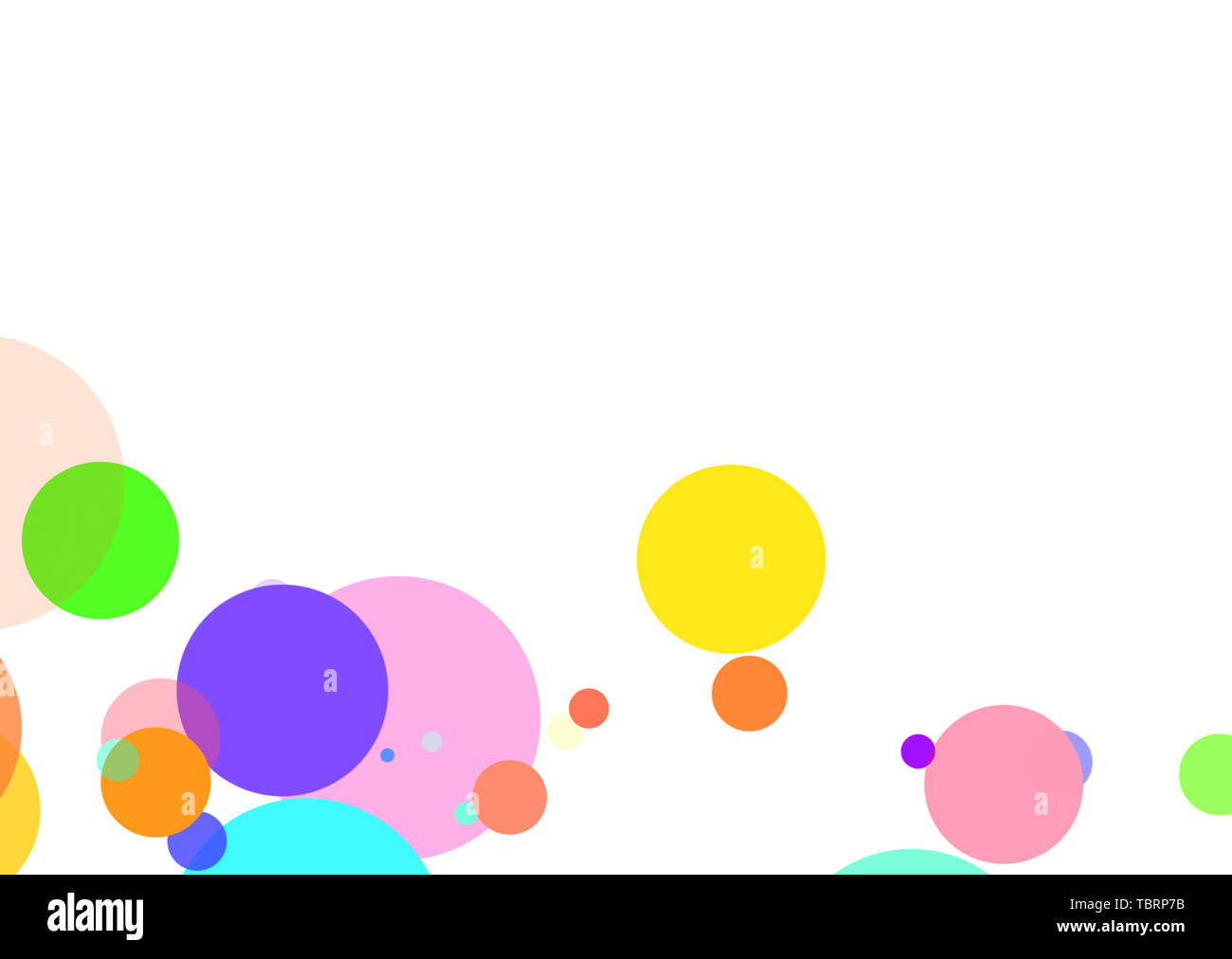 Color polka dot background material Stock Photo - Alamy