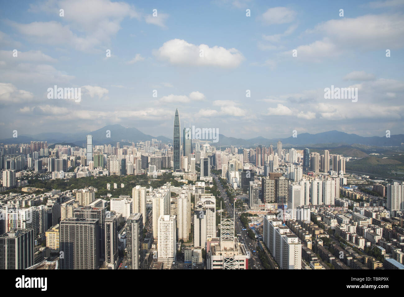Scenery of urban construction buildings in Shenzhen, China Stock Photo ...
