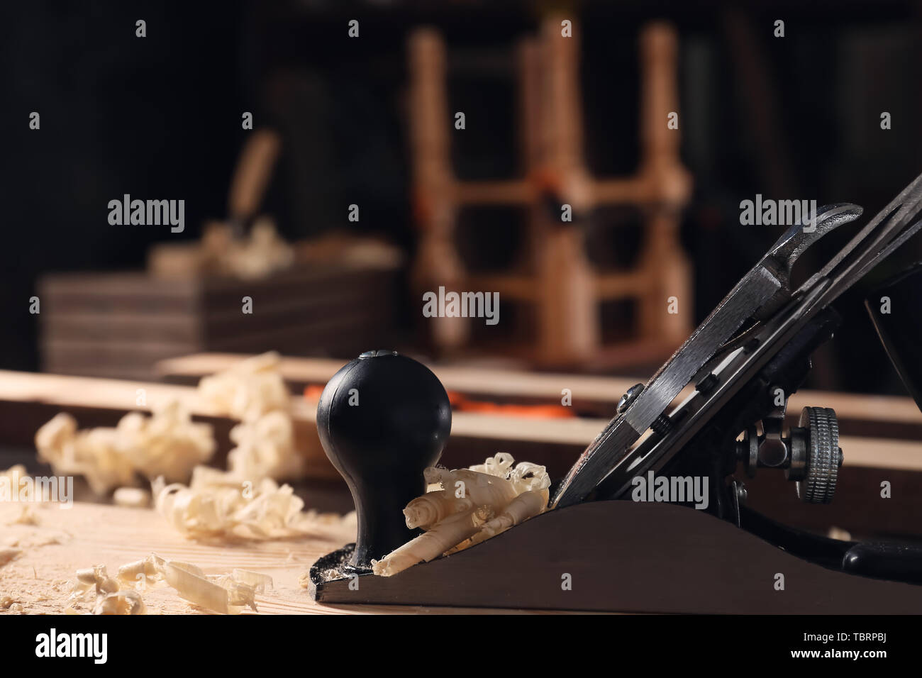 Smoothing wooden board hi-res stock photography and images - Alamy