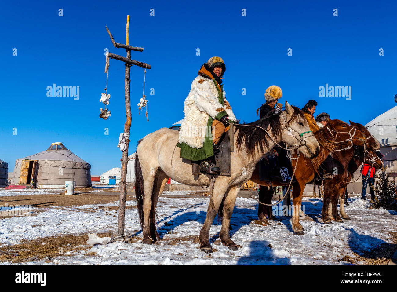 Hailar prairie tribe Stock Photo - Alamy