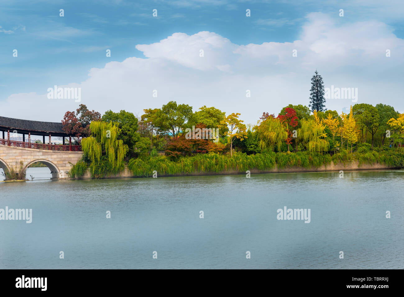 The beautiful scenery of Li Lake in Wuxi Stock Photo - Alamy