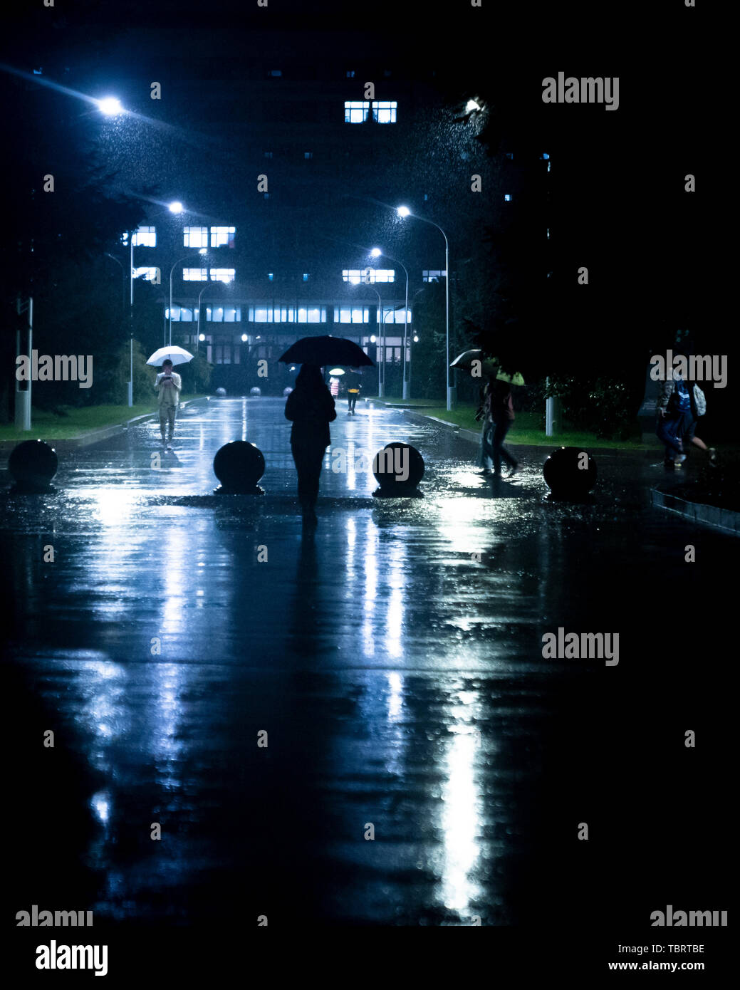 On a rainy night Stock Photo - Alamy