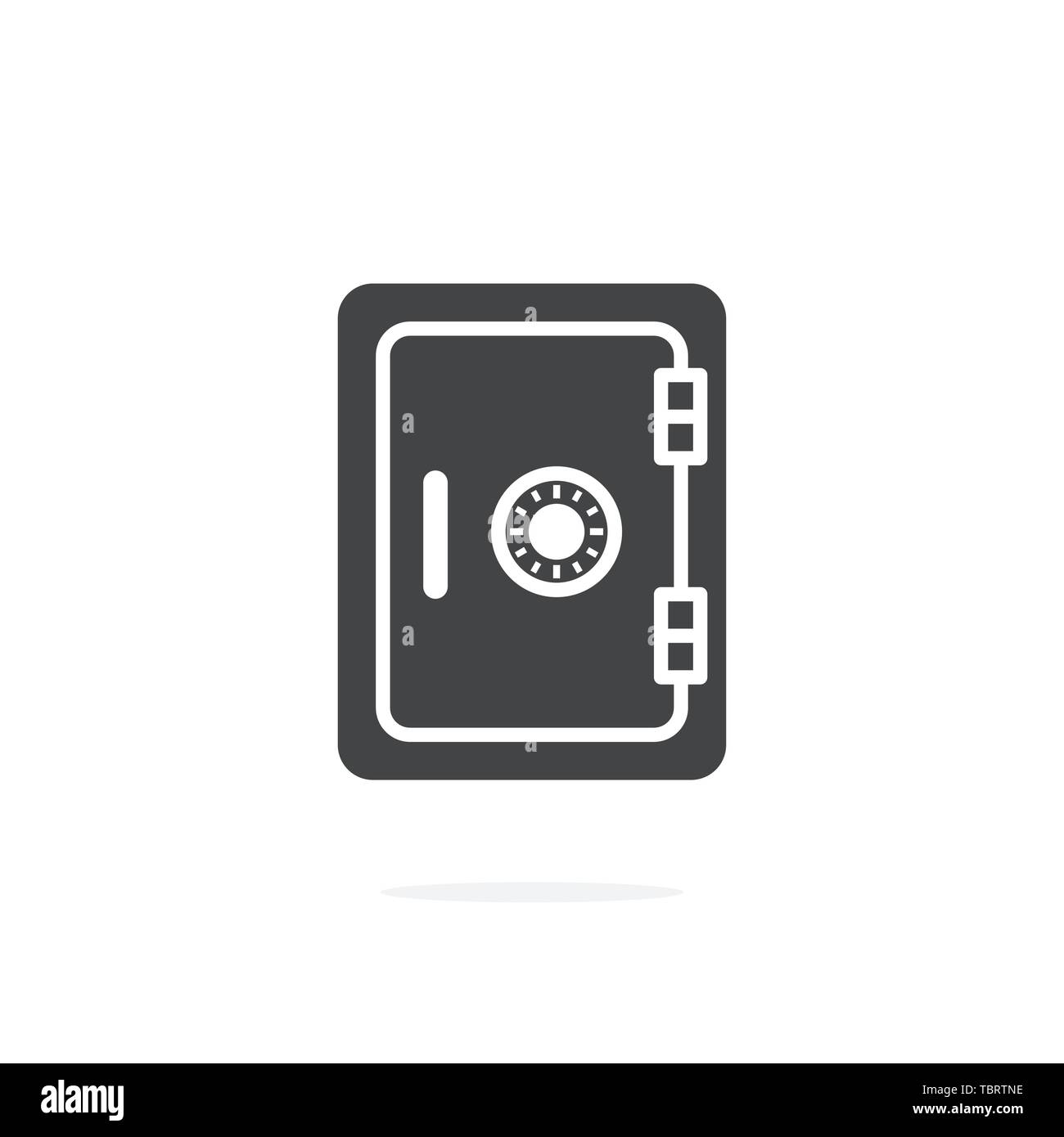 Safe icon on white background Stock Vector Image & Art - Alamy