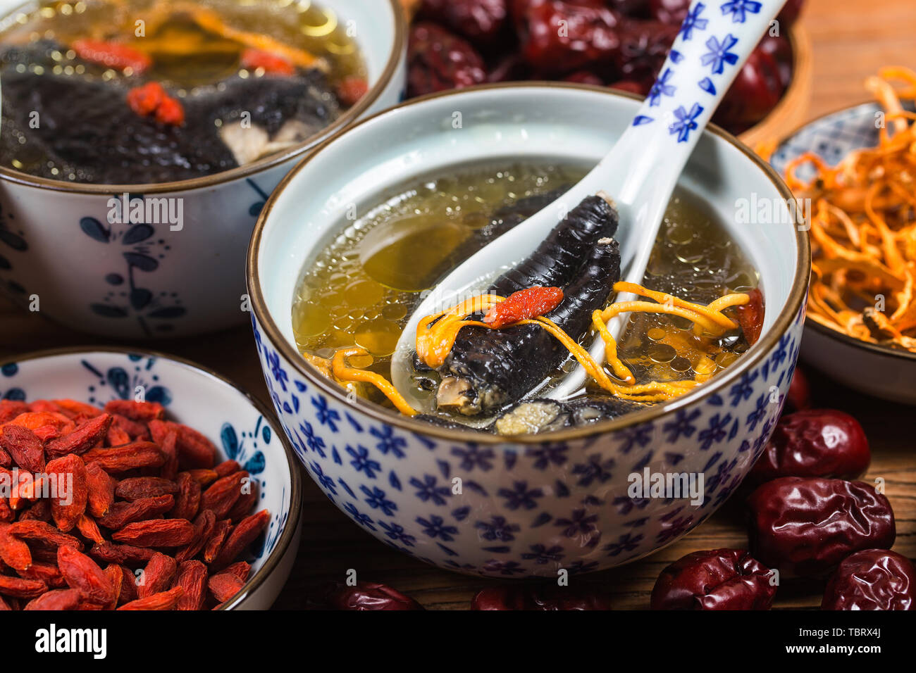 Black chicken soup hi-res stock photography and images - Alamy