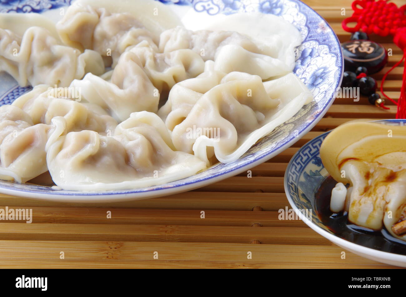 Spring Festival reunion dumplings Stock Photo - Alamy