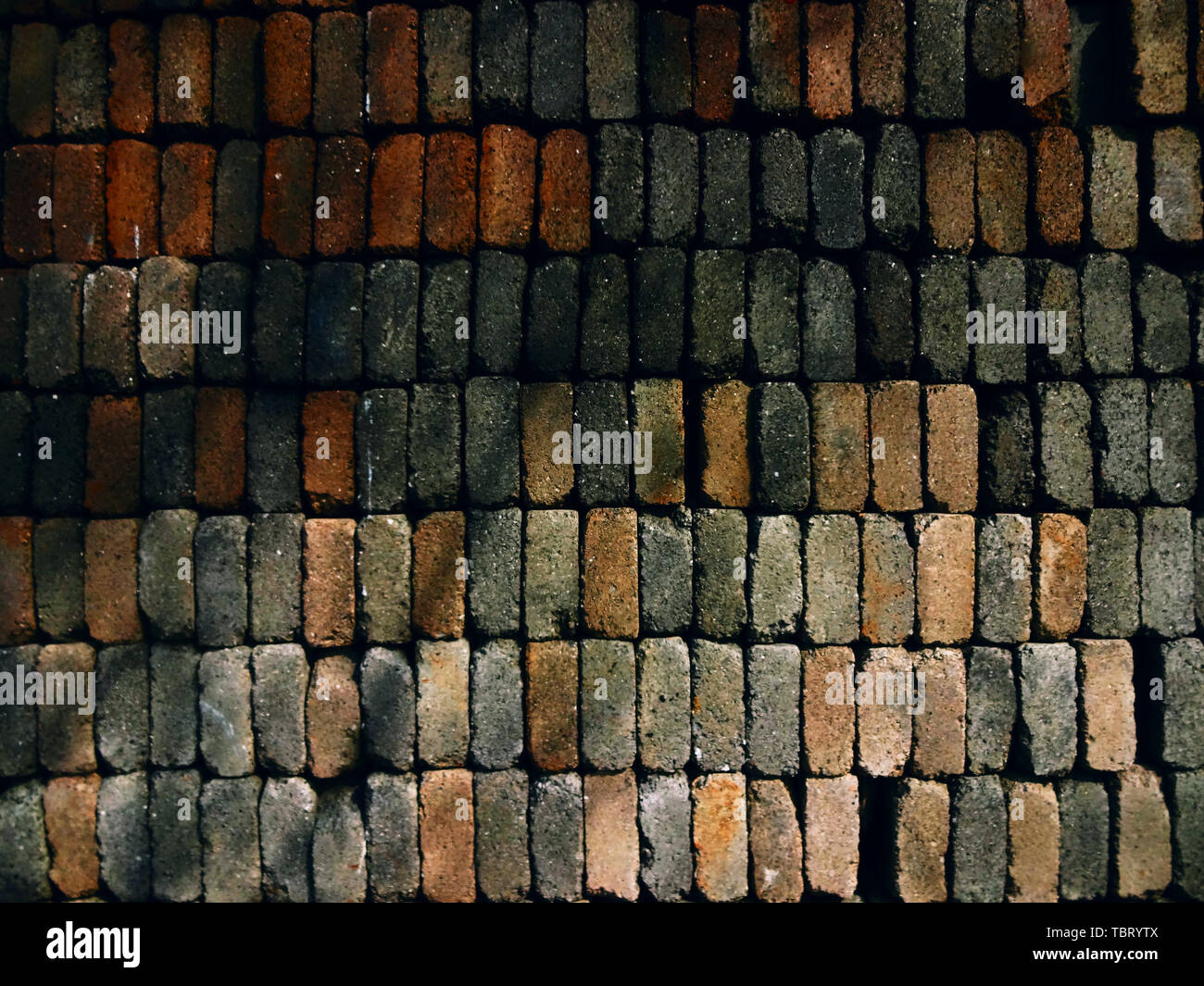 Texture of masonry wall in ruins Stock Photo - Alamy