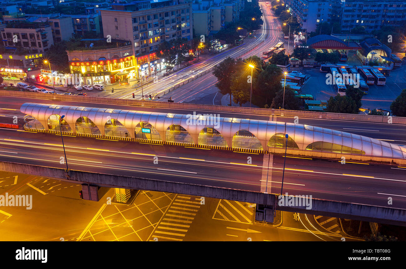 Chengdu Second Ring Road Express Bus Station Stock Photo - Alamy
