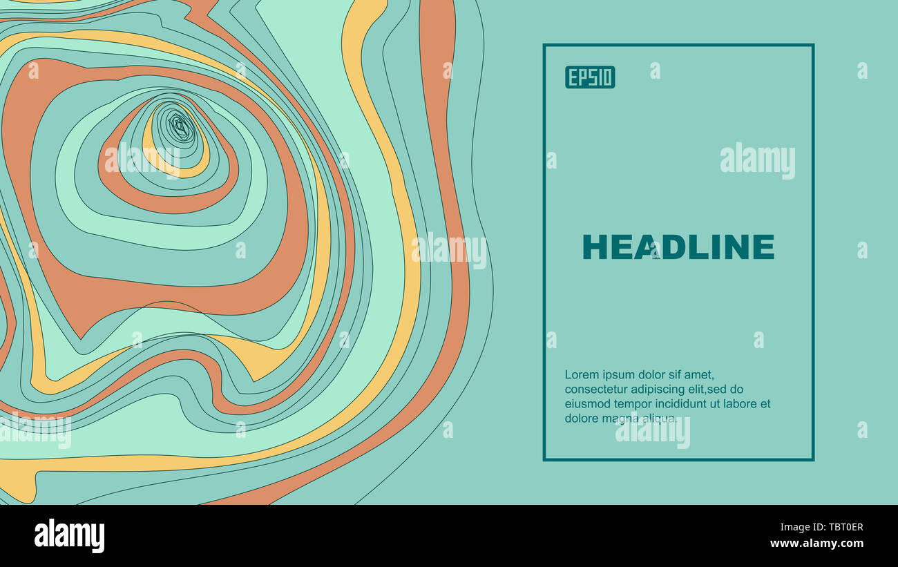 Flat style, abstract geometric graphic poster design template Stock ...